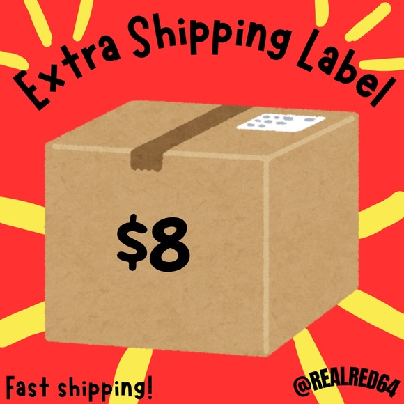 Other | Extra Shipping Label | Poshmark